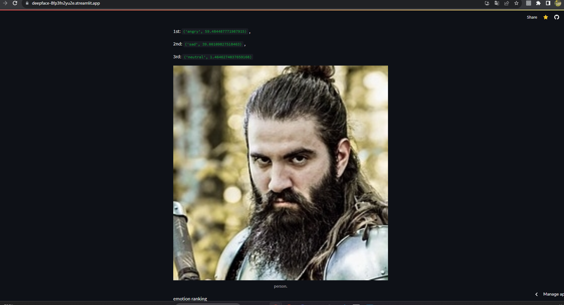 streamlitでアプリ開発～DeepFace～ | KUblog 未経験からエンジニアへの日記